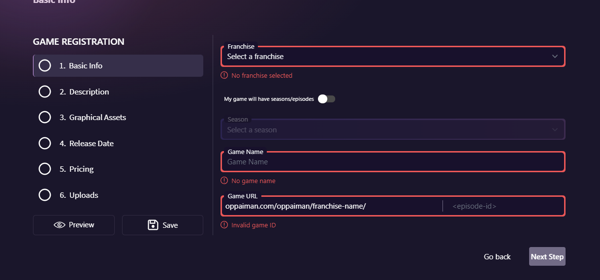 How to sell your game on Oppaiman.com (Step-by-step)